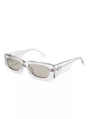 Linda Farrow X The Attico Mini Marfa Rectangle-frame Sunglasses