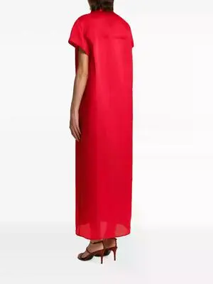 Khaite Effy Maxi Dress - Red