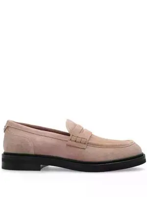 Dolce & Gabbana Calf Suede Loafers - Pink