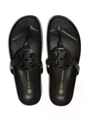 Tory Burch Miller Monogram Flat Sandals