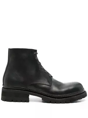 A DICIANNOVEVENTITRE Leather Lace-up Boots