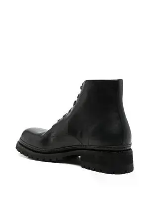 A DICIANNOVEVENTITRE Leather Lace-up Boots