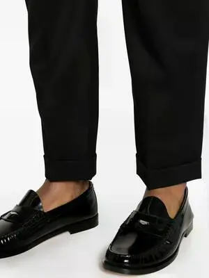 Balmain Tapered Wool Trousers