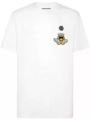 Philipp Plein Smile-patch T-shirt
