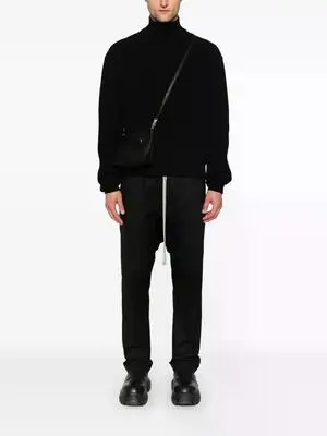 Rick Owens Virgin Wool Roll Neck Jumper