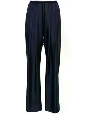 Barena Venezia Silk Satin Finish Trousers - Blue