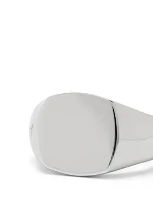 Tom Wood Polished Signet Band Ring