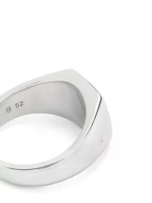 Tom Wood Polished Signet Band Ring