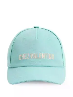 Valentino Garavani Chez Embroidered Baseball Cap - Blue