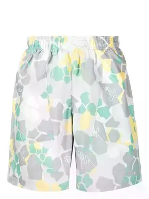 OBJECTS IV LIFE Camouflage-pattern Swim Shorts - Green