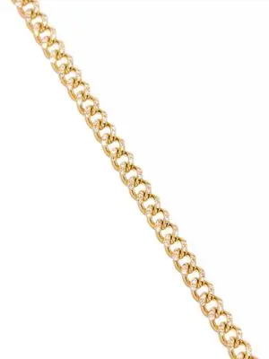 Shay 18k Yellow Baby Link Pavé Diamond Choker