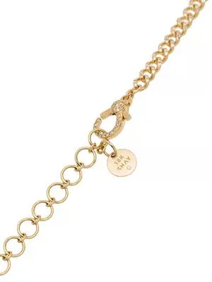 Shay 18k Yellow Baby Link Pavé Diamond Choker