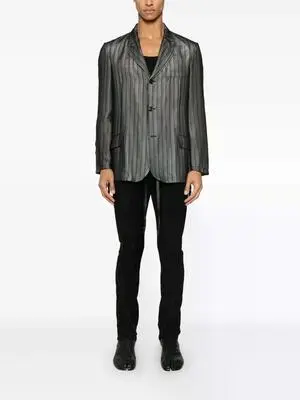 ISAAC SELLAM EXPERIENCE Six-pocket Trousers - Black