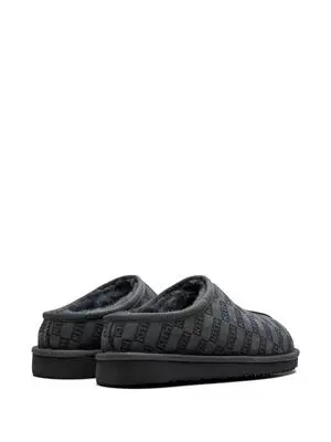 Kith Monogram Shearling Lined Slip-on Slippers