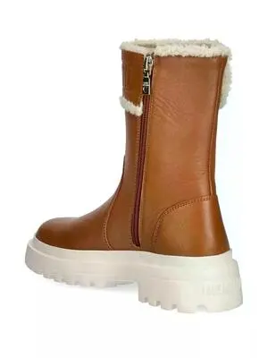 Moschino Side Zip Shearling Lined Boots