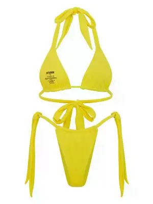 LET'S SWIM Side Tie-fastening Bikini Bottoms