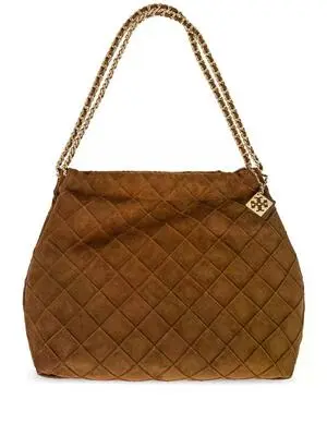 Tory Burch Fleming Tote Bag - Brown