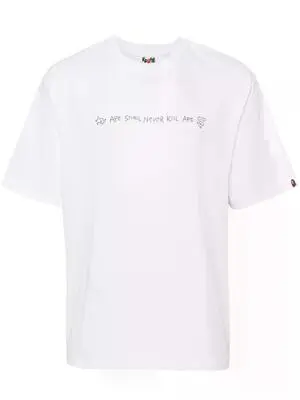 A BATHING APE Hand Drawn Logo T-shirt