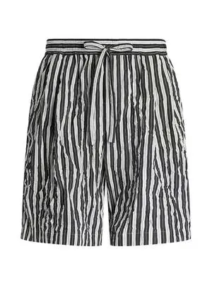 Dolce & Gabbana Pleated Tailored Shorts - Black