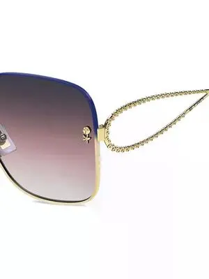 Etro Paisley Square Frame Sunglasses
