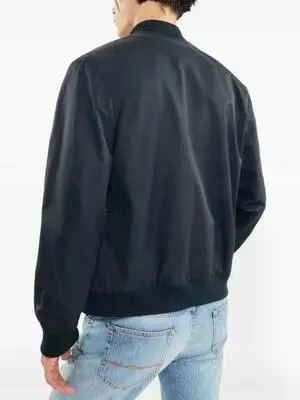 FAY Hook-fastening Bomber Jacket - Blue