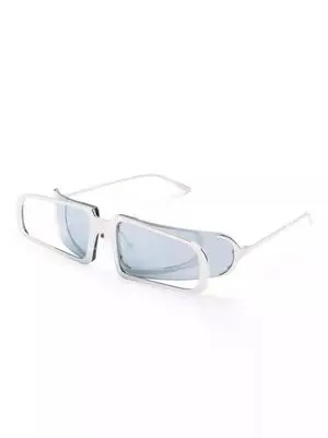Henrik Vibskov Oversized Frame Tinted Sunglasses