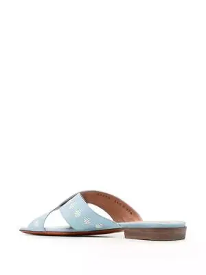 Santoni Crossover Strap Sandals
