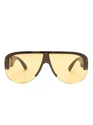 Versace Medusa Biggie Pilot Sunglasses - Black
