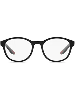 Prada Ps 07pv Round-frame Glasses - Black
