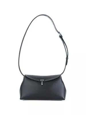 TOTEME T-lock Grained-leather Clutch Bag