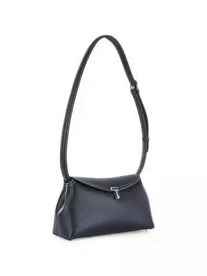 TOTEME T-lock Grained-leather Clutch Bag