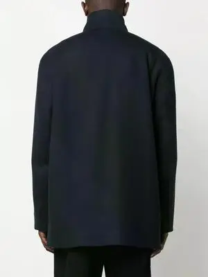 Giorgio Armani Virgin Wool Zip-up Coat