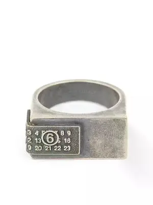 MAISON MARGIELA Numbers Motif Ring - Silver