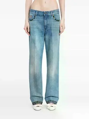 Valentino Garavani Floral Jeans For Women