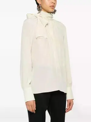Givenchy 4g Silk Crepe Blouse