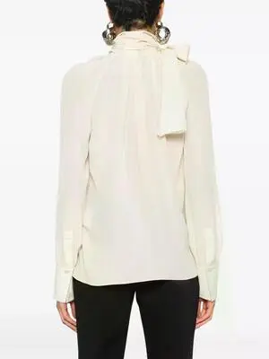 Givenchy 4g Silk Crepe Blouse