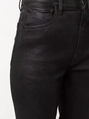 3x1 Slim-cut Coated Trousers
