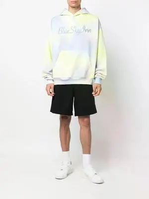 BLUE SKY INN Logo-embroidered Tie-dye Hoodie
