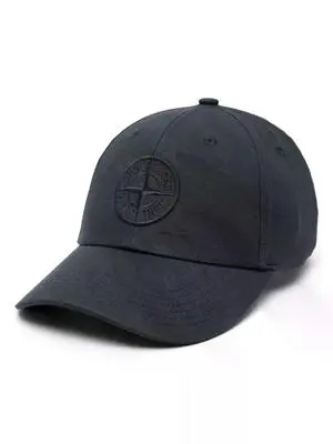Stone Island Compass Motif Baseball Cap - Grey