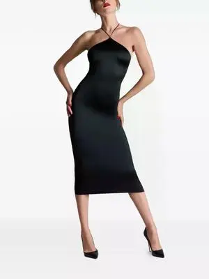 MAISON CLOSE Halterneck Midi Dress With Open Back