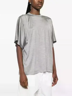 Carven Silk T-shirt - Grey