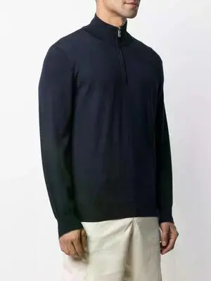 Brunello Cucinelli Half-zip Jumper - Blue