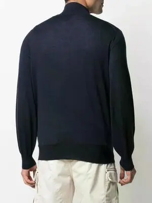 Brunello Cucinelli Half-zip Jumper - Blue