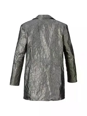 ALMAZ Lamé-effect Open-front Coat