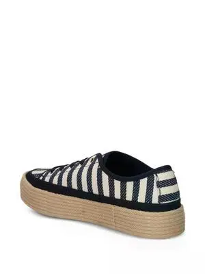 Tommy Hilfiger Striped Platform Lace-up Sneakers