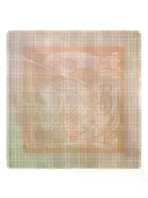 Burberry Ekd Check Scarf - Neutrals