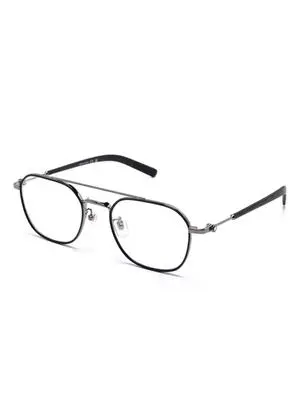 Montblanc Pilot Frame Eyeglasses - Black
