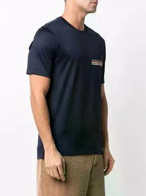 Paul Smith Pocket Cotton T-shirt - Blue
