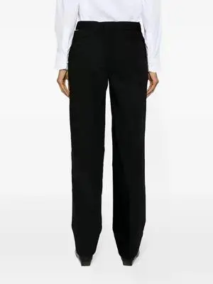 BETTTER Better Straight-leg Wool Trousers With Cut-out Detailing