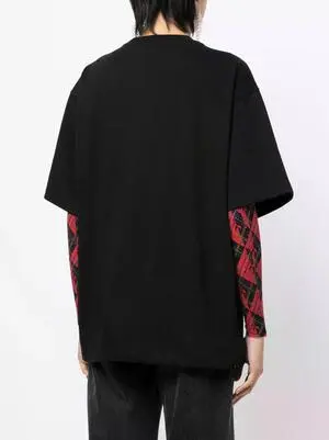 We11Done Cotton Logo Print T-shirt - Black